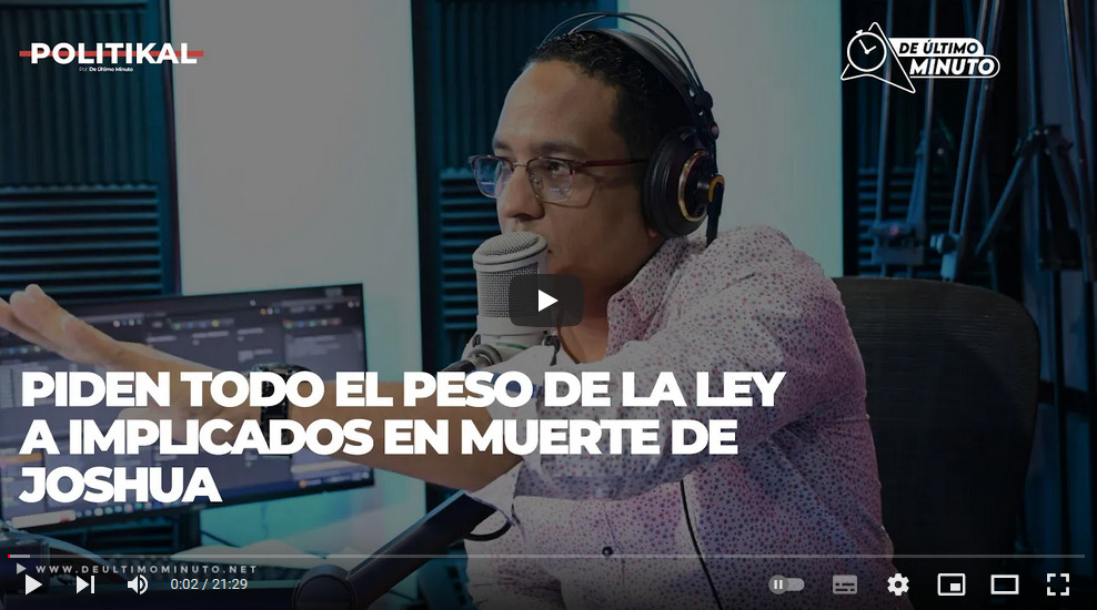 Detalles sobre muerte de Joshua Fernández | De Último Minuto