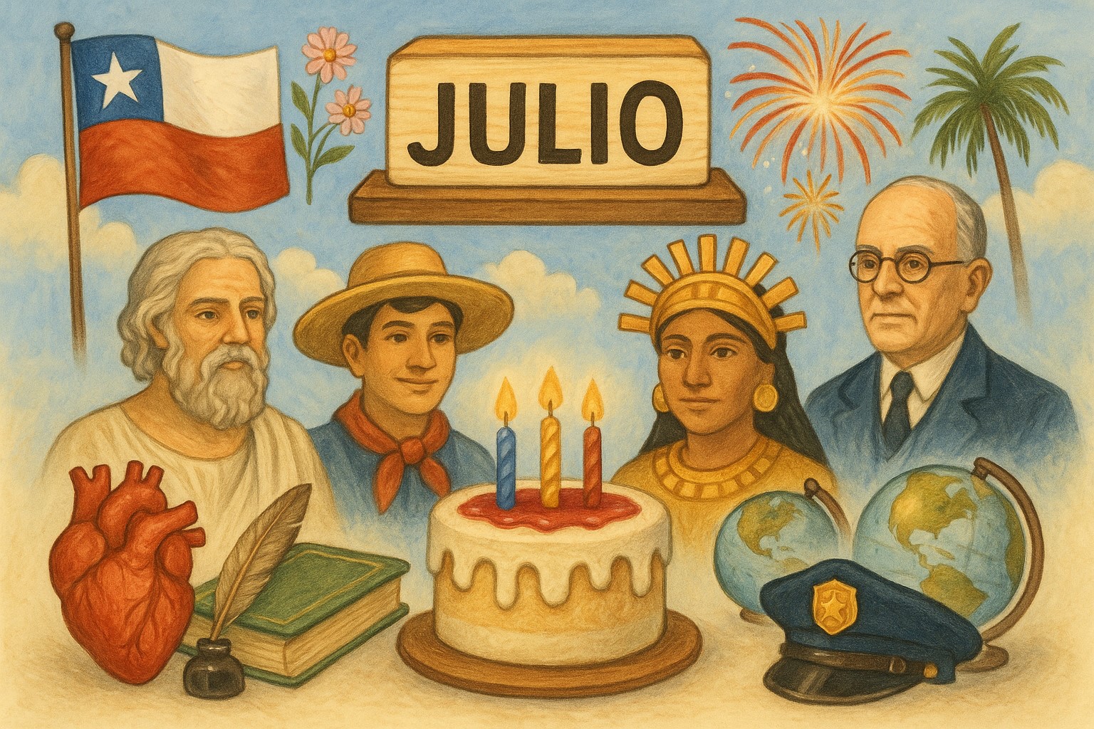 julio: Efemérides y conmemoraciones del mes de julio 2025