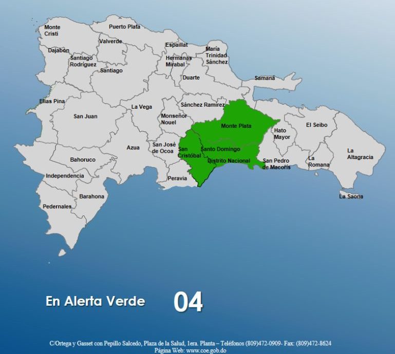 El COE coloca cuatro provincias en alerta verde por lluvias | De Último Minuto