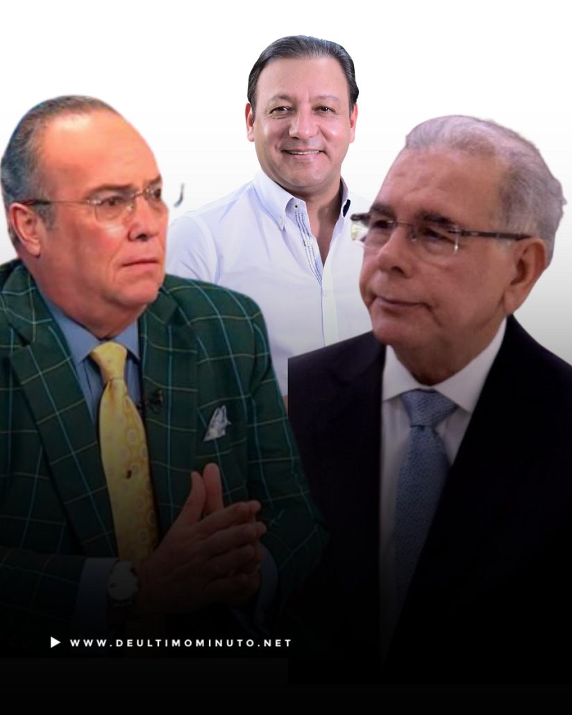 Charlie Mariotti, Abel Martínez y Danilo Medina. - De Último Minuto