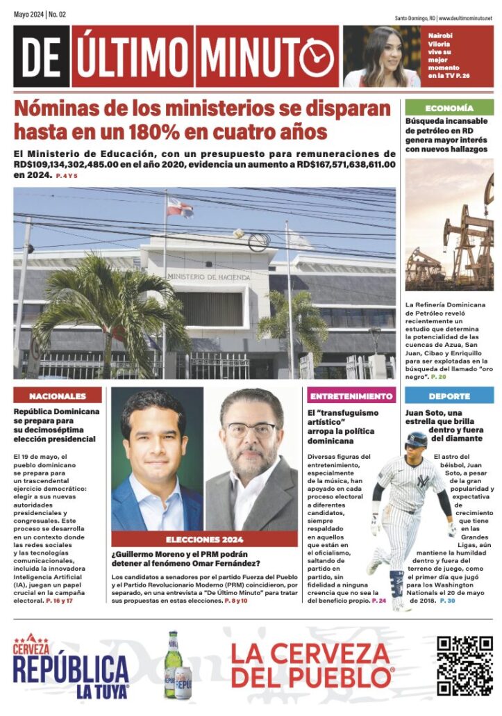 Segunda edición impresa Periódico De Último Minuto - Mayo 2024