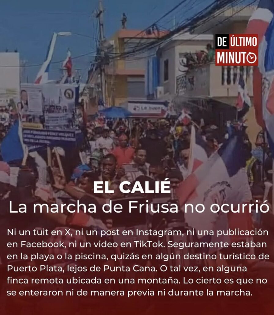 La marcha de Friusa no ocurrió | De Último Minuto