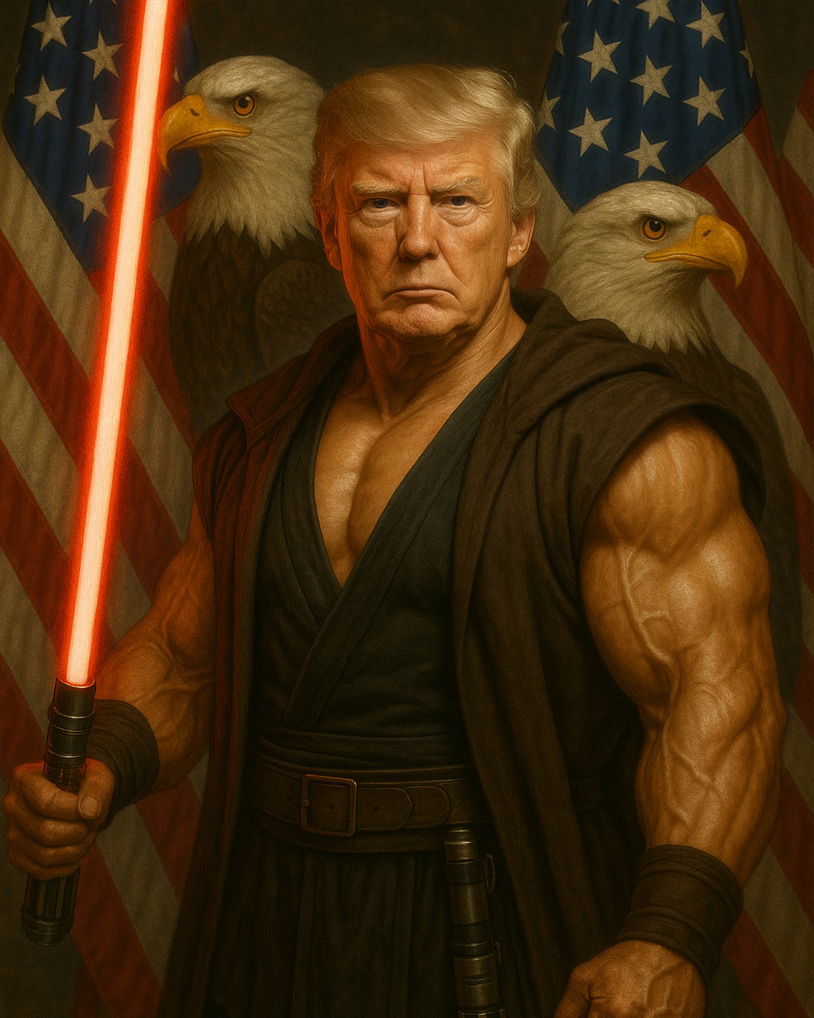 Casa Blanca publica imagen de Trump por Día de Star Wars