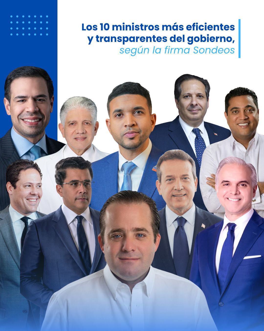 Los 10 ministros más eficientes y transparentes del Gobierno