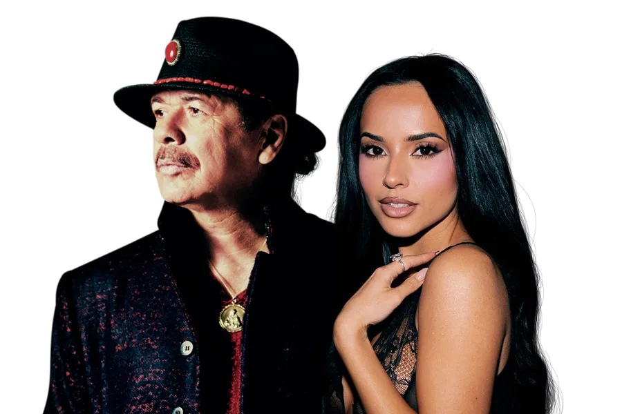 Carlos Santana y Becky G denuncian en su nueva canción